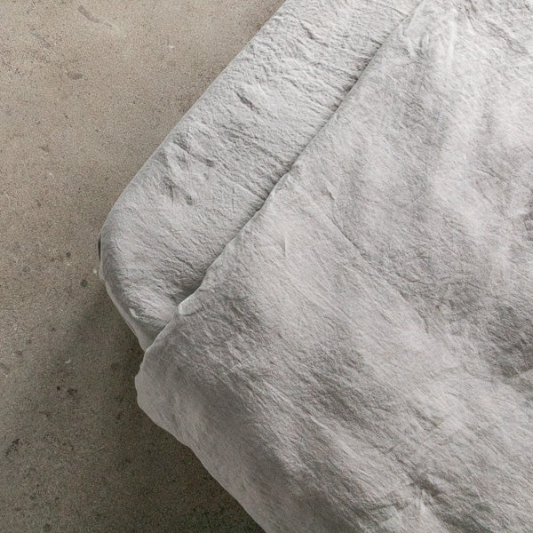 Stone Washed Linen Sheets, Taupe – Lolointeriors