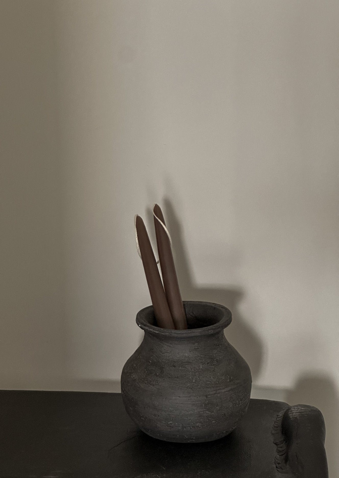 Dipped Taper Candles Peat 9" – Lolointeriors